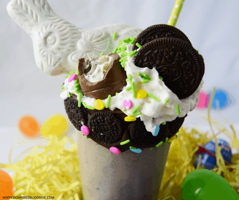Over The Top Oreo Egg Milkshake | Your dessert dreams have come true!