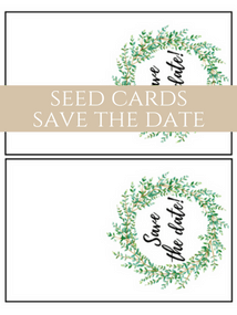seed save the date thumbnail - Down Redbud Drive