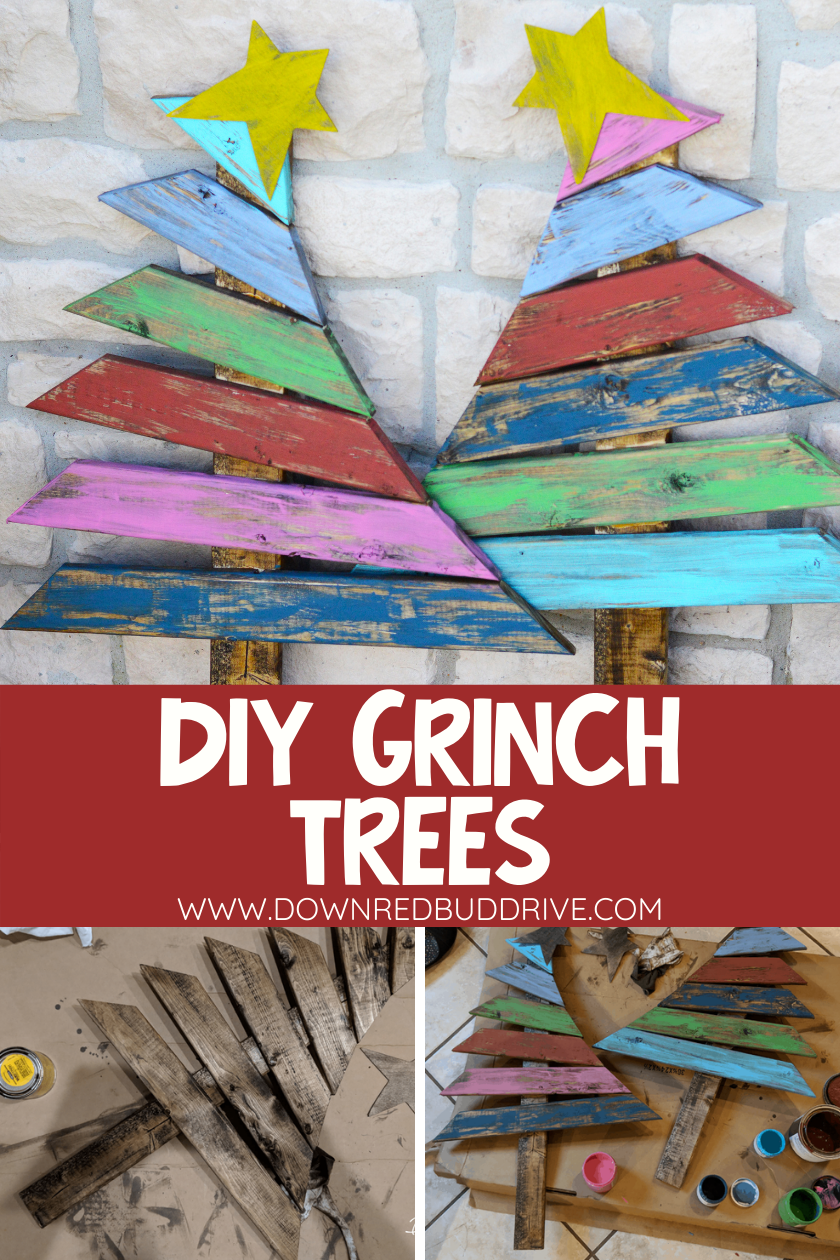 Grinch Trees | DIY Outdoor Christmas Decorations