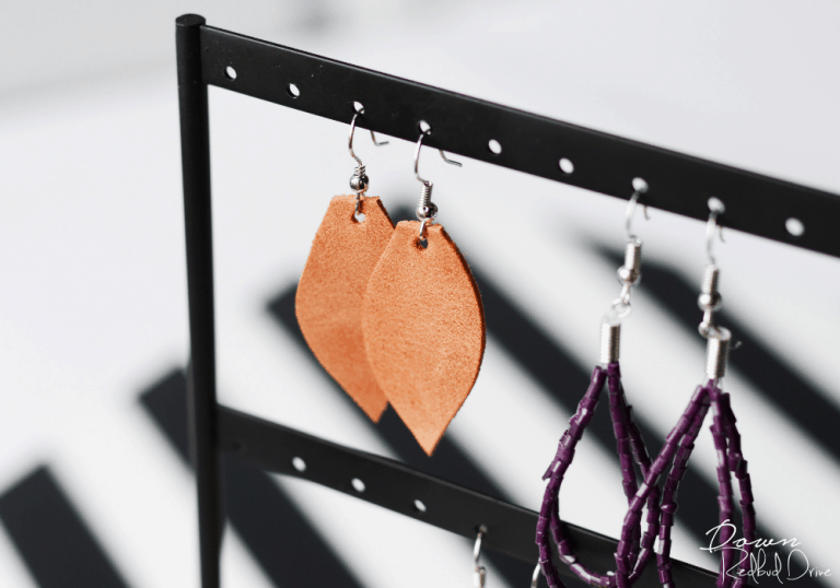 Leather Earrings DIY | Easy DIY Leather Earrings Tutorial
