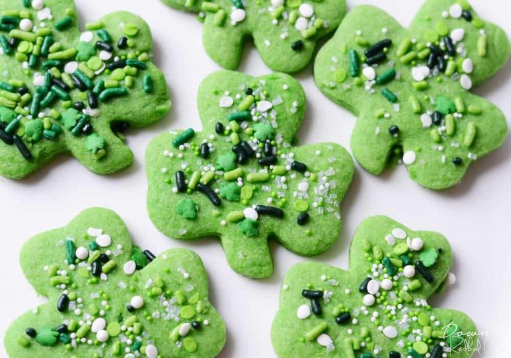 Shamrock Sprinkle Cookies | Easy St. Patrick's Day Cookies