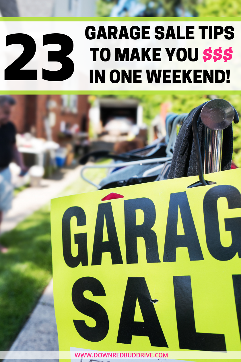 Garage Sale Tips | How to make hundreds of dollars in one weekend!