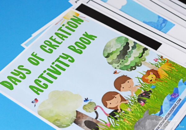 Days of Creation Printable Activity Book | Lesson plan & crafts included!