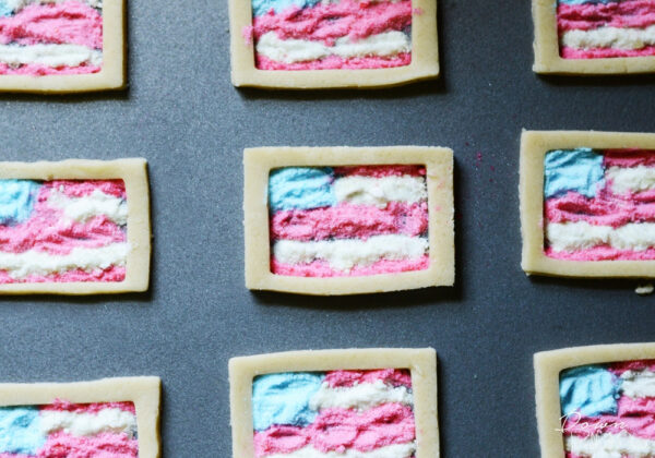 American Flag Stained Glass Cookies | Easy Patriotic Dessert!