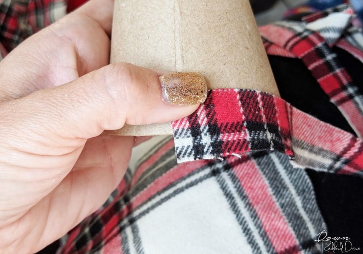 DIY Flannel Trees | Easy DIY Rustic Christmas Home Decor!