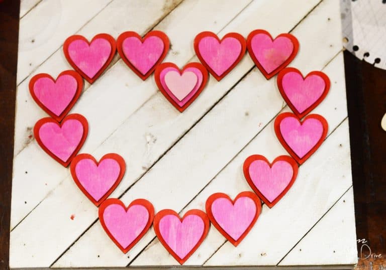 Wooden Heart Valentine Sign DIY | Easy Valentine Home Decor