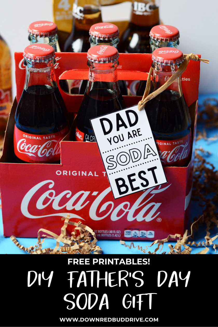 Father's Day Soda Gift DIY (with FREE printable tag!)