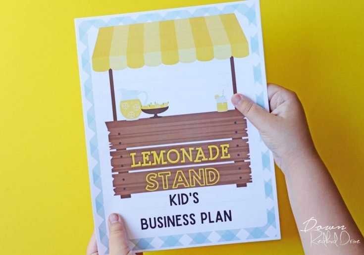 Kid's Lemonade Stand Business Plan | Free printable!