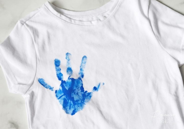 Hand-Print American Flag Shirt | 5-Minute Patriotic Kid's Craft!