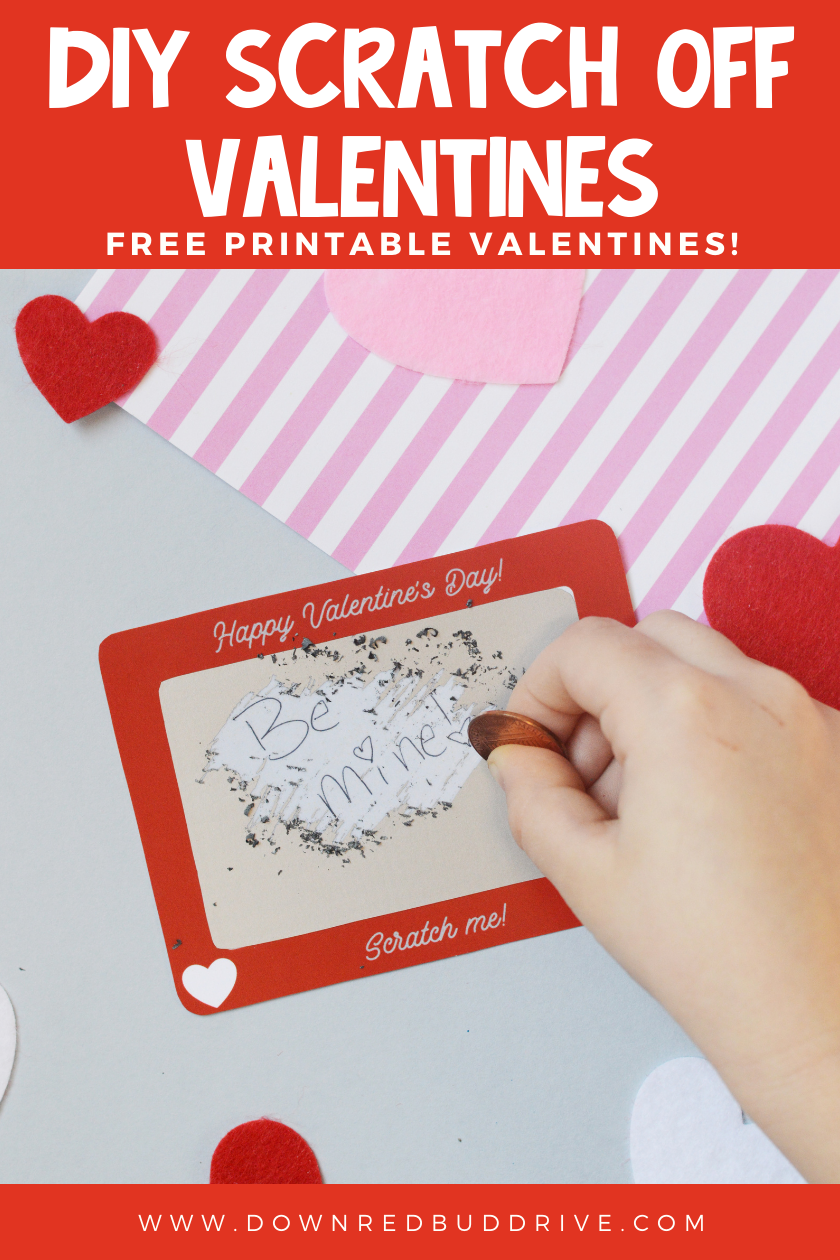 DIY Scratch Off Valentines | Free Printable Etch-A-Sketch Valentines!