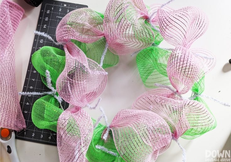 DIY Easter Mesh Wreath | Simple Mesh Wreath Tutorial!
