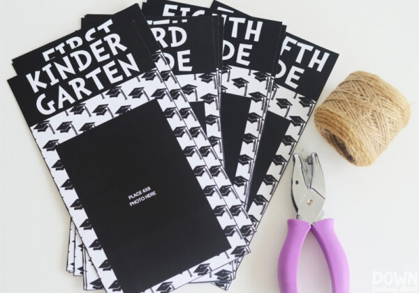 DIY High School Graduation Banner | Free printable graduation decor!