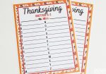 Thanksgiving A to Z Gratitude List - Down Redbud Drive