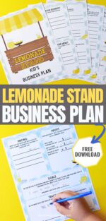 Kid's Lemonade Stand Business Plan | Free printable!