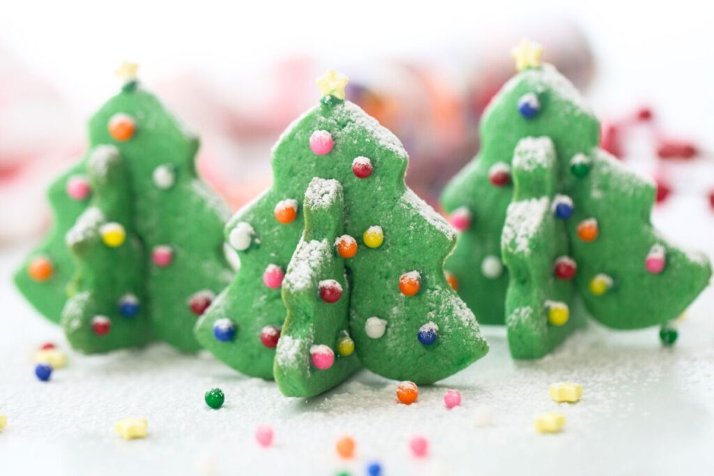 3D Christmas Cookies (No Chill Sugar Cookies)