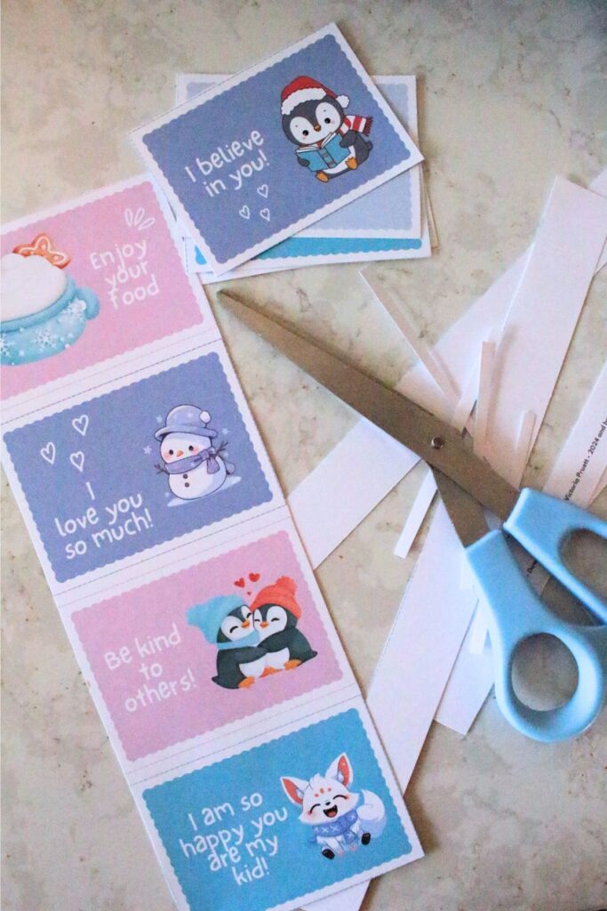 Adorable Winter Lunch Box Notes (Free Printable)