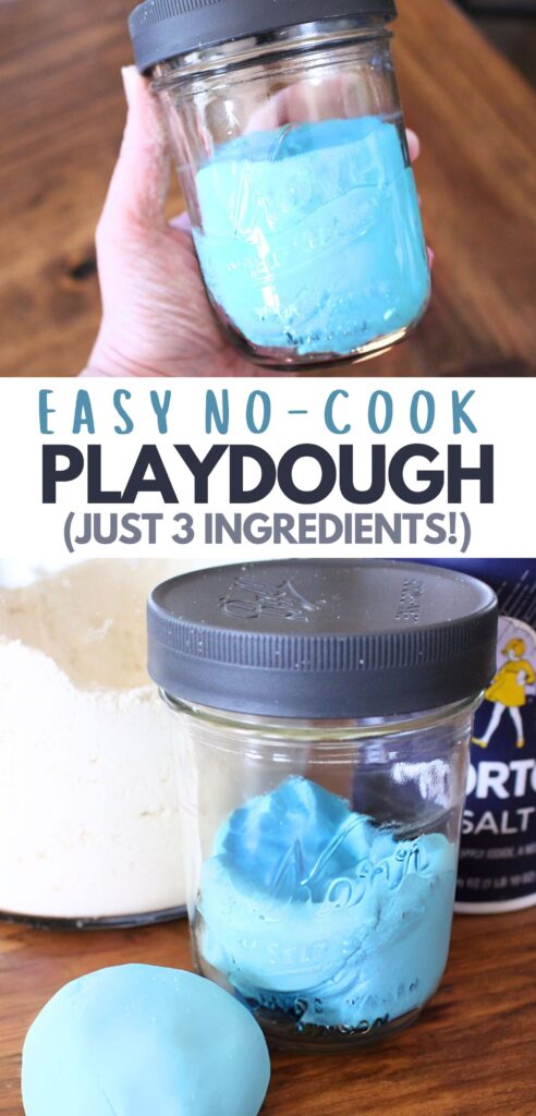 The Best Homemade Playdough Recipe (No Cook, 3-Ingredients!)