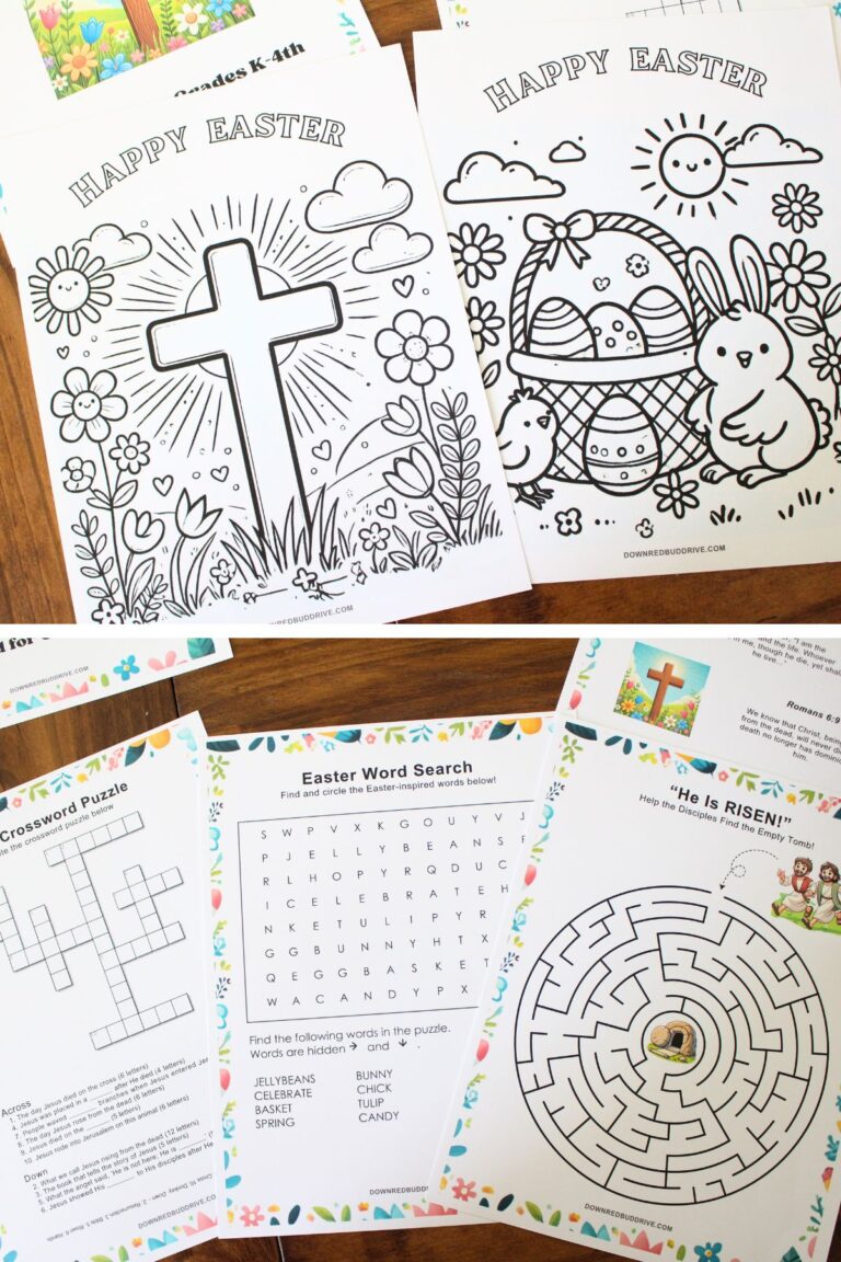 Christian Easter Activity Pack (6 Pages!)