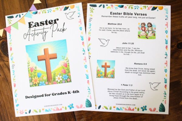 Christian Easter Activity Pack (6 Pages!)