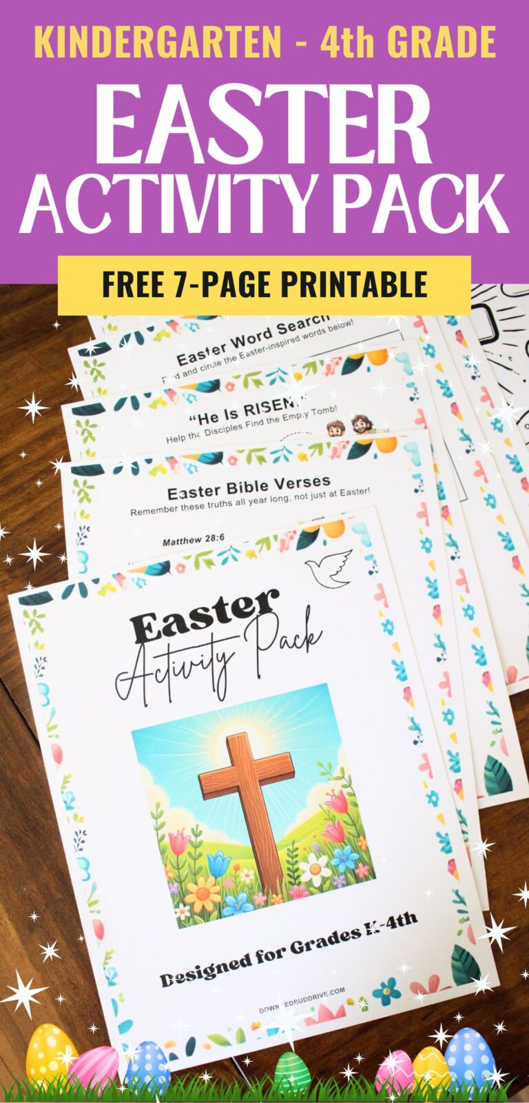 Christian Easter Activity Pack (6 Pages!)