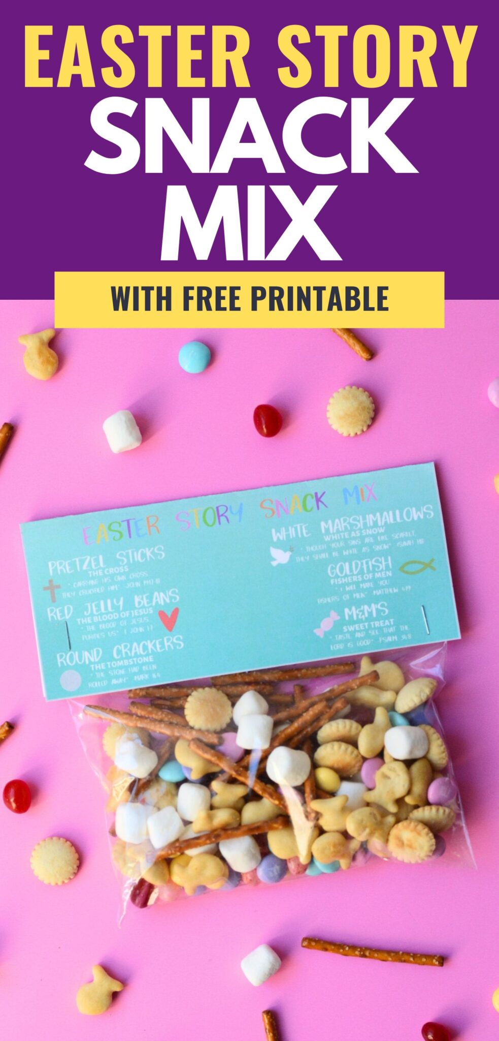 Easter Story Snack Mix (Free Printable!)