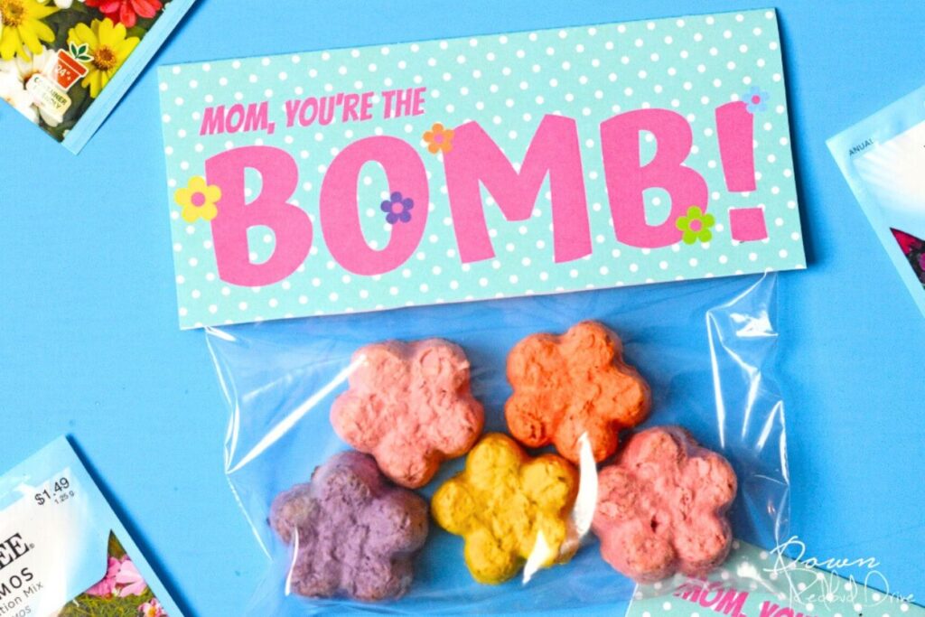 Super Easy DIY Seed Bombs - With Free Printable Gift Tag!