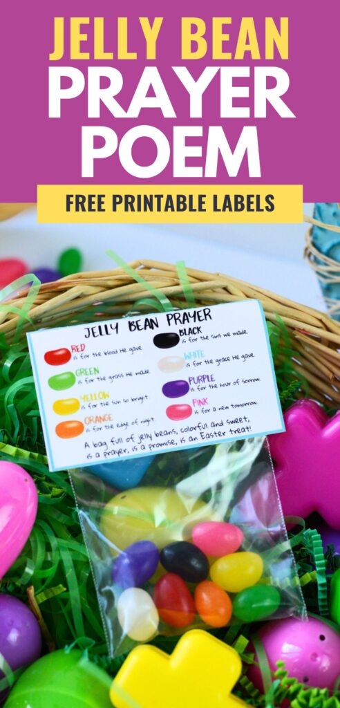 Jelly Bean Prayer Printable | Easy DIY Easter Treat