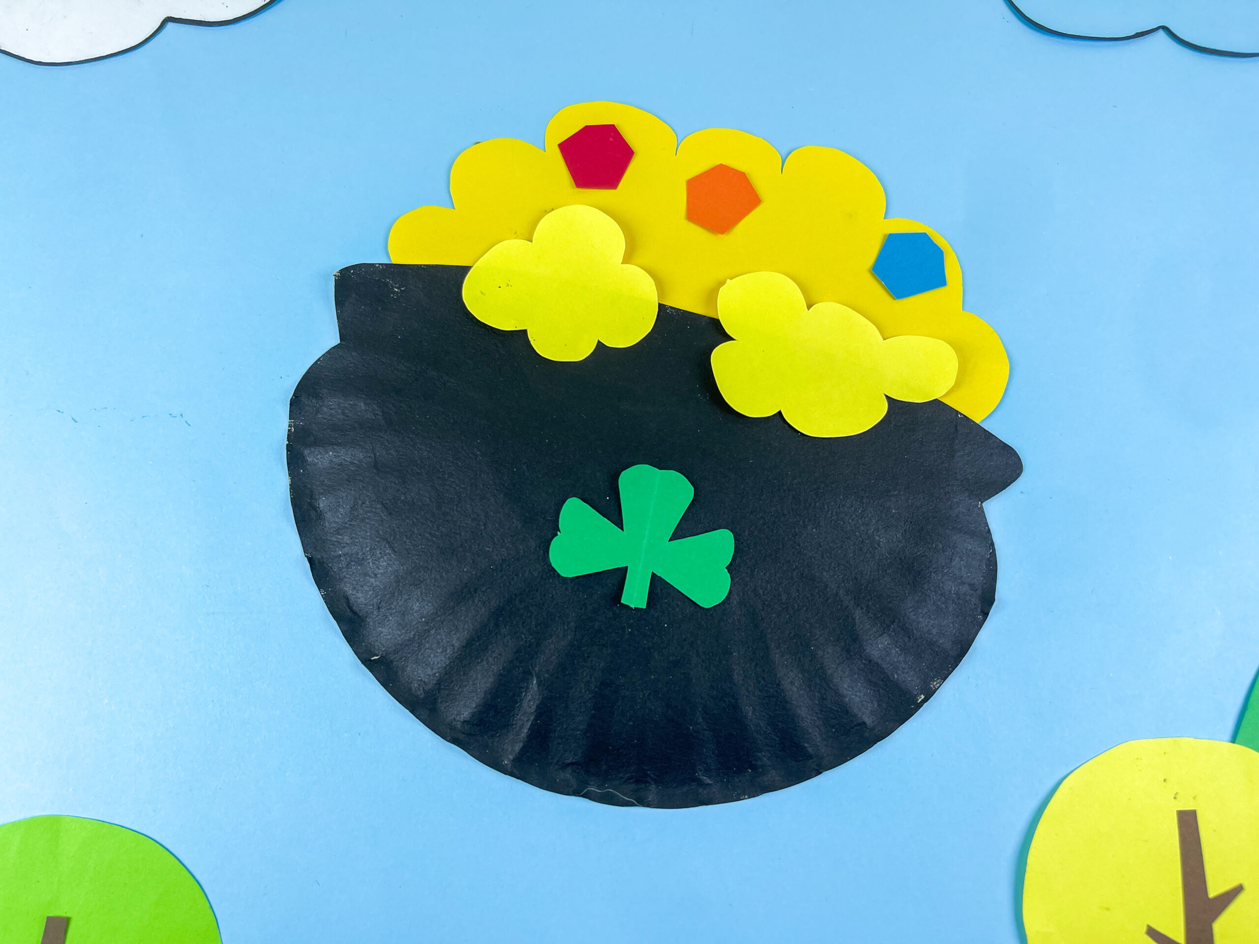 Easy Pot of Gold Craft for St. Patrick’s Day (With Free Template ...