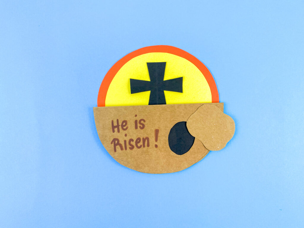 He Is Risen Craft for Kids this Easter - Down Redbud Drive