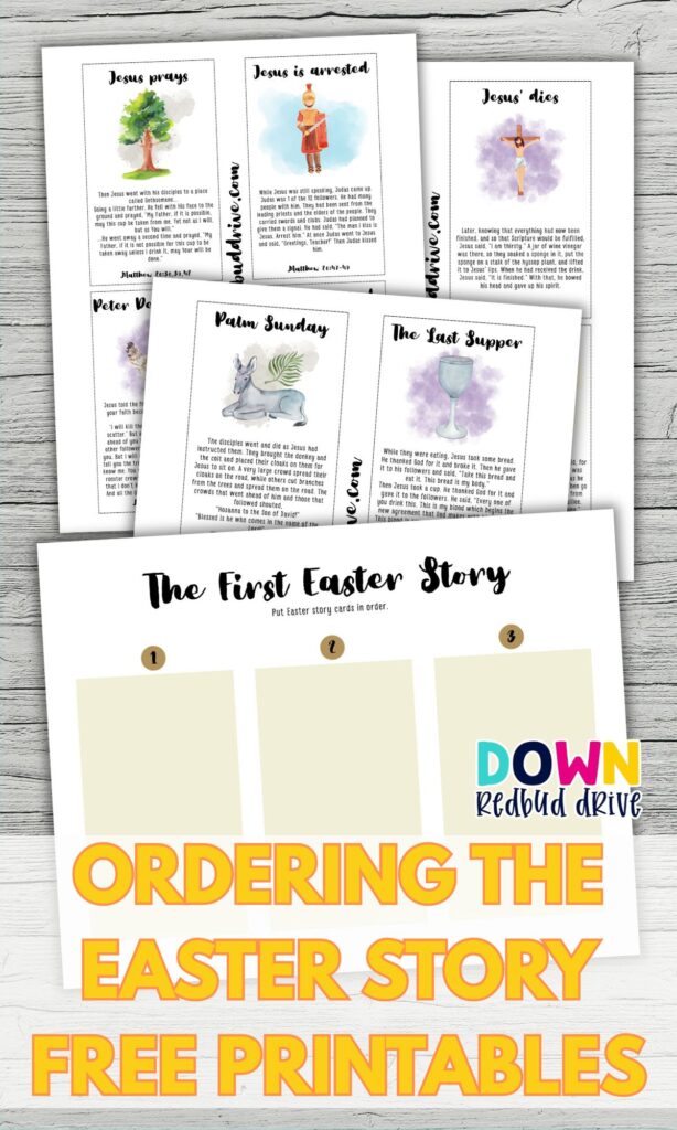 Learning About the Easter Story - Down Redbud Drive