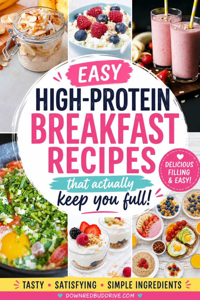 Easy High-Protein Breakfast Recipes That Actually Keep You Full - Down ...